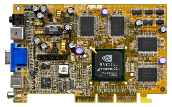 GeForce 2 GTS (ASUS AGP-V7700/32M TVR) | VC Collection | Сайт о видеокартах