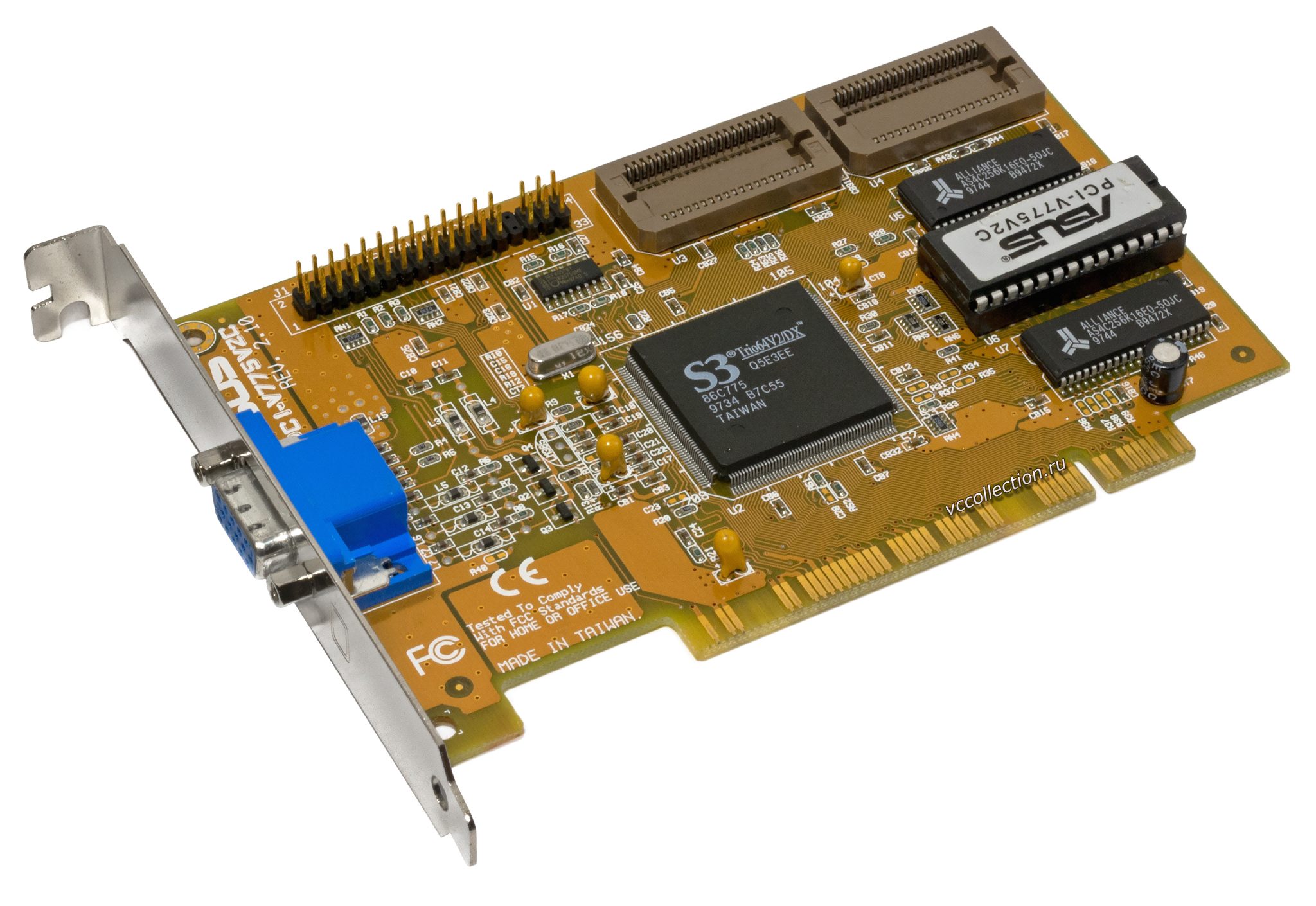 Trio64 V2/DX (ASUS PCI-V775V2C) | VC Collection | Сайт о видеокартах