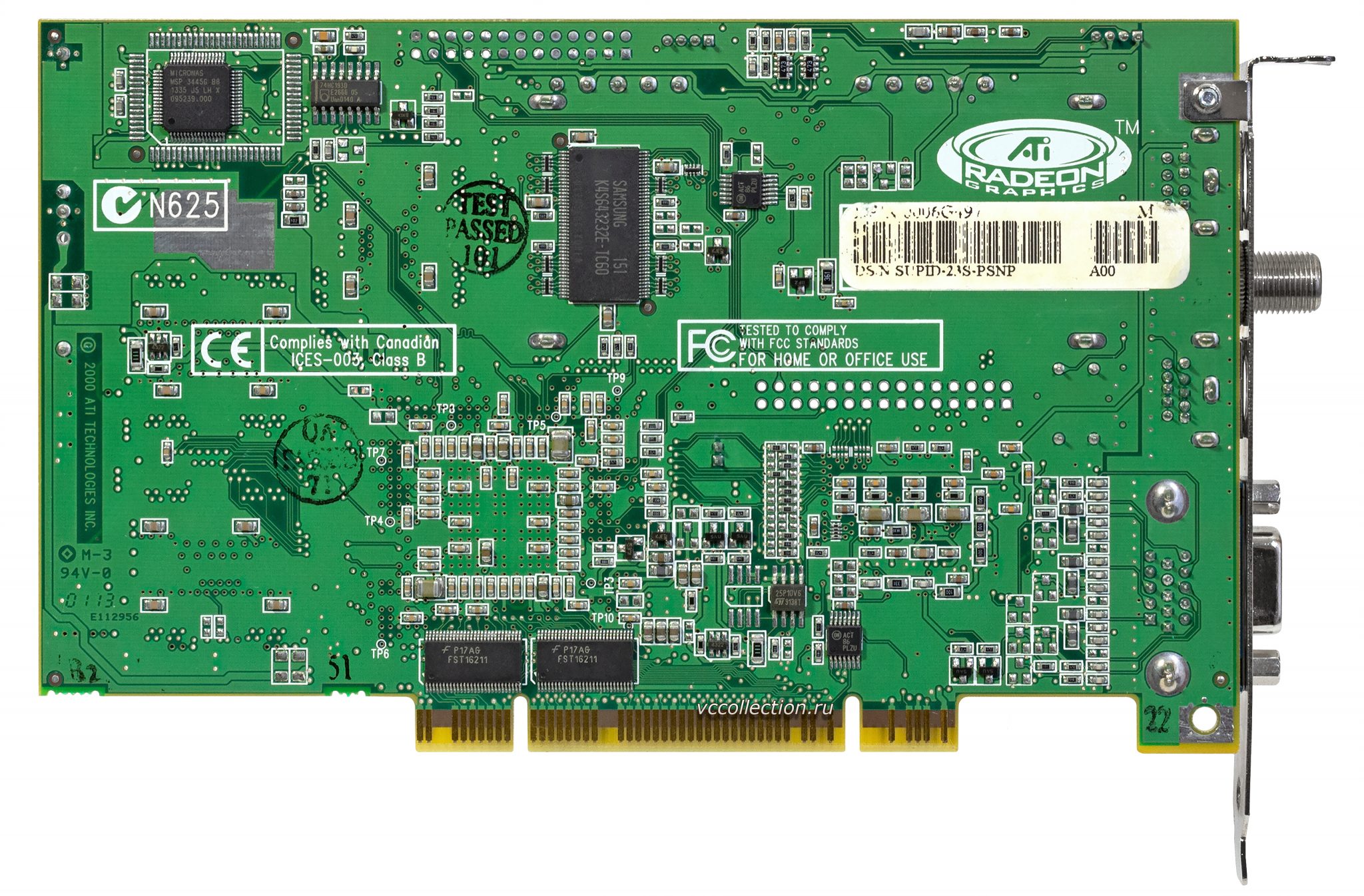 All-In-Wonder Radeon 7200 (AGP и PCI) | VC Collection | Сайт о видеокартах