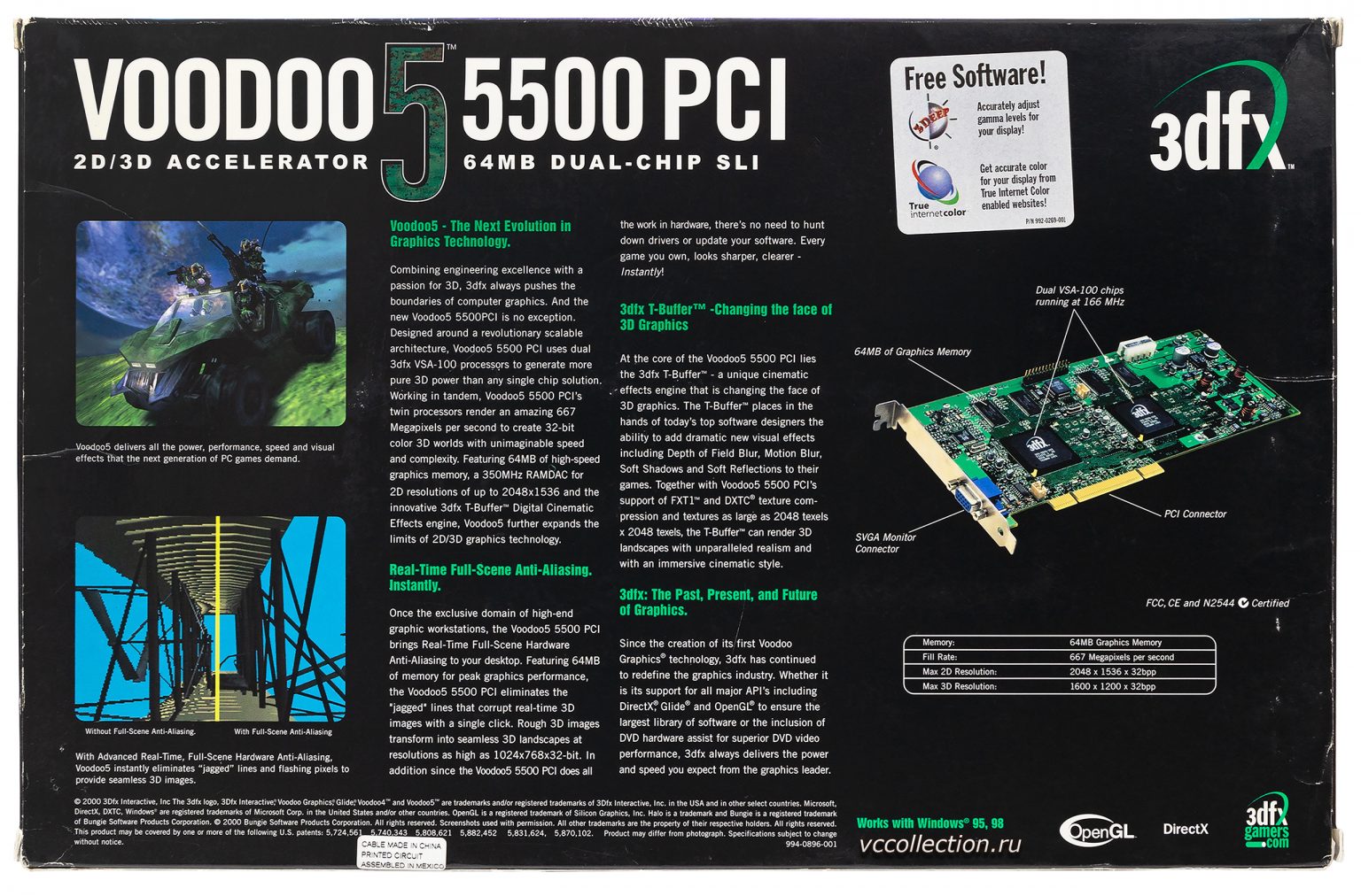 Voodoo5 5500 (AGP и PCI) [BOX] | VC Collection | Сайт о видеокартах